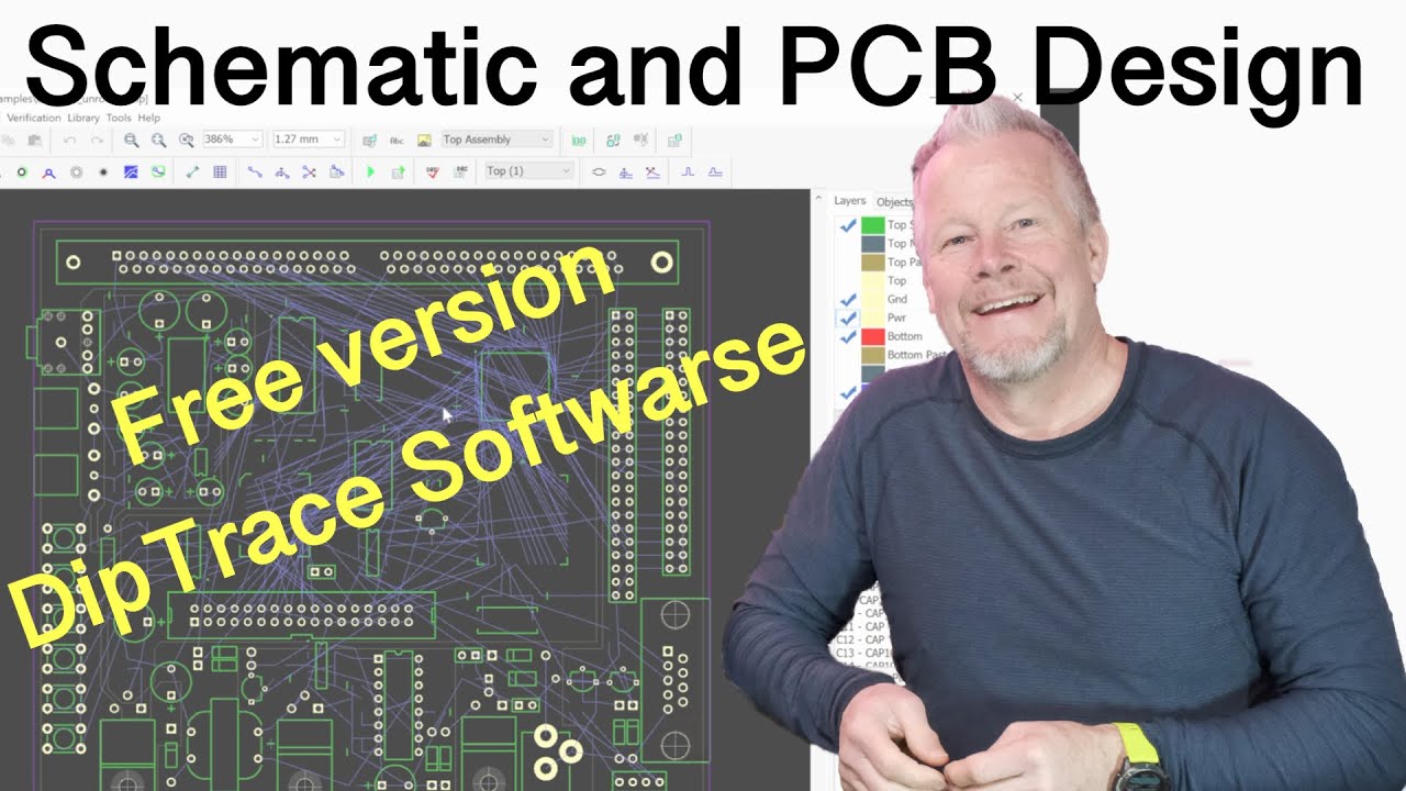 Schematic Capture and PCB design with Diptrace