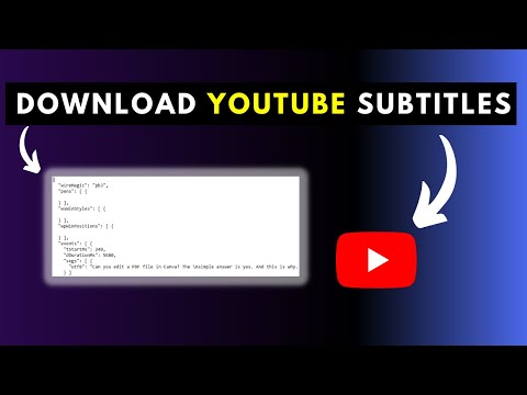 How to Download YouTube Subtitles as Google Play JSON File and Convert to SRT Subtitle File