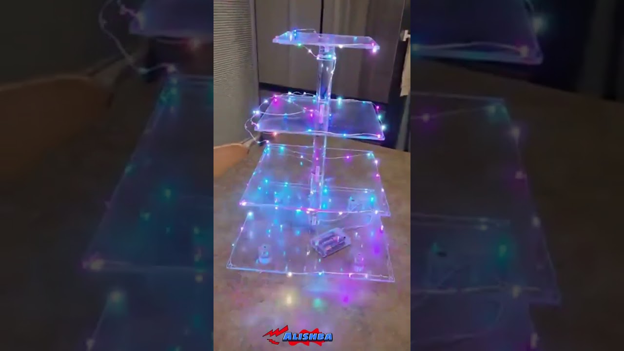 3 Tier Square Cupcake Stand