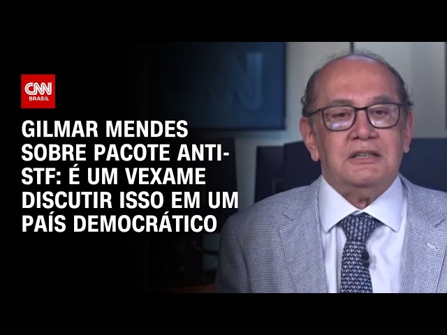 PEC que autoriza derrubar decisão do STF é “extravagante“ e discussão, um “vexame“, diz Gilmar ...