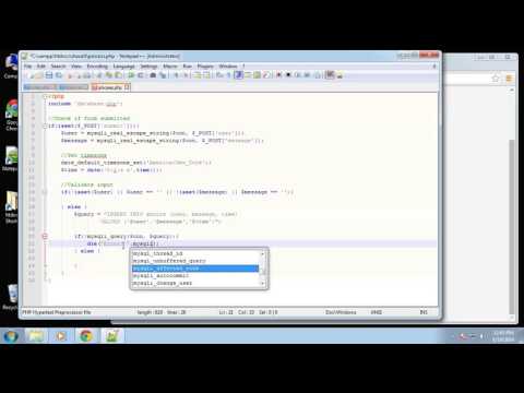 Learn Learn how to create a Shoutit Shoutbox in PHP and MySQL Part 4 - Mind Luster