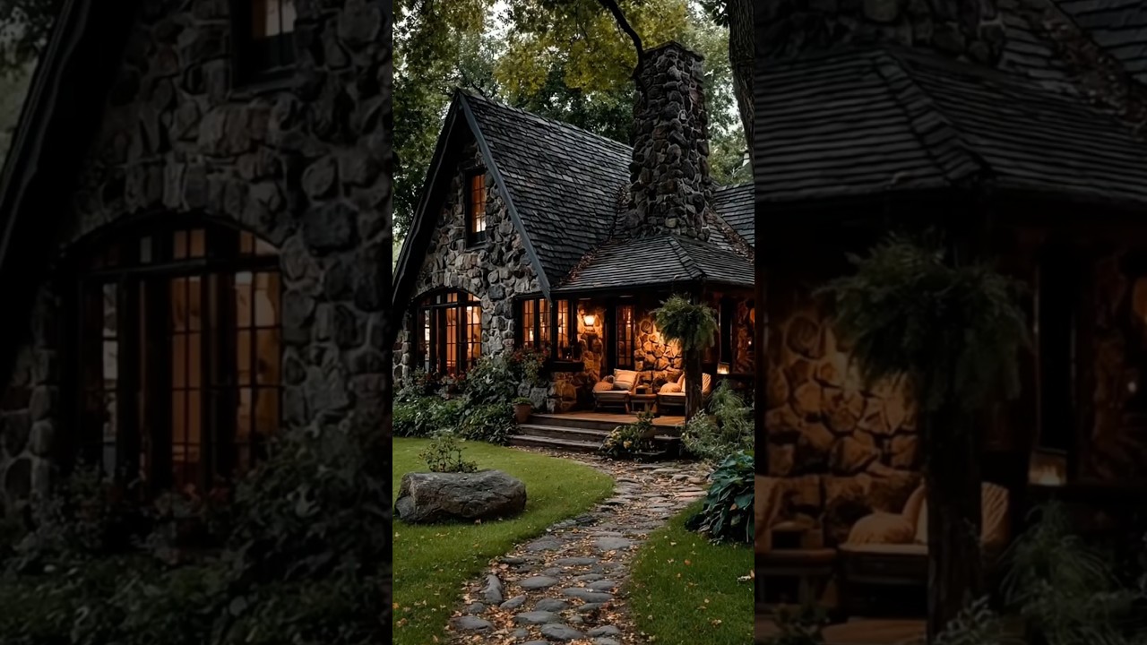 Inside the Coziest Stone Cottage – Fairytale Home Tour #stonecottage #cozycottage #cottagecore