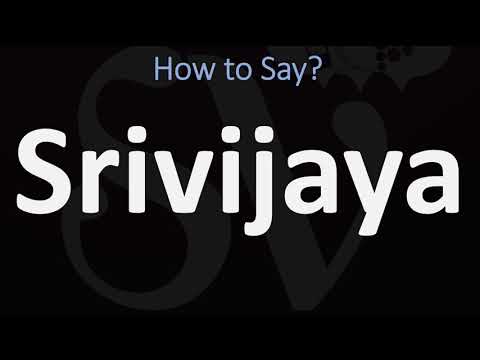 How to Pronounce Srivijaya? (or Sriwijaya)