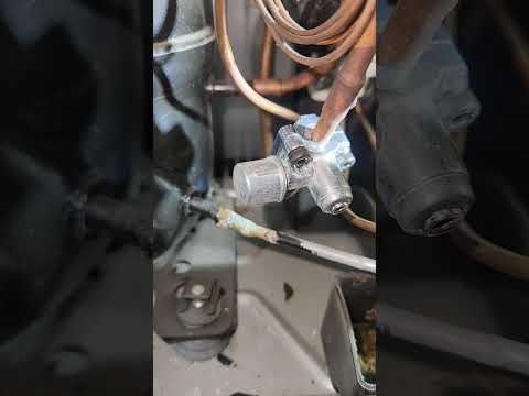 LG refrigerator - not cooling/refrigerant recharge attempt #appliancerepair