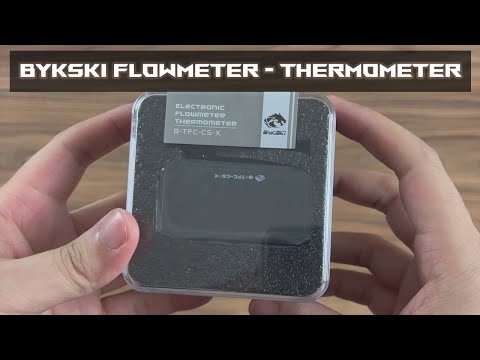 Bykski Thermometer Water Cooling System Monitor B-TFC-CS-X Unboxing