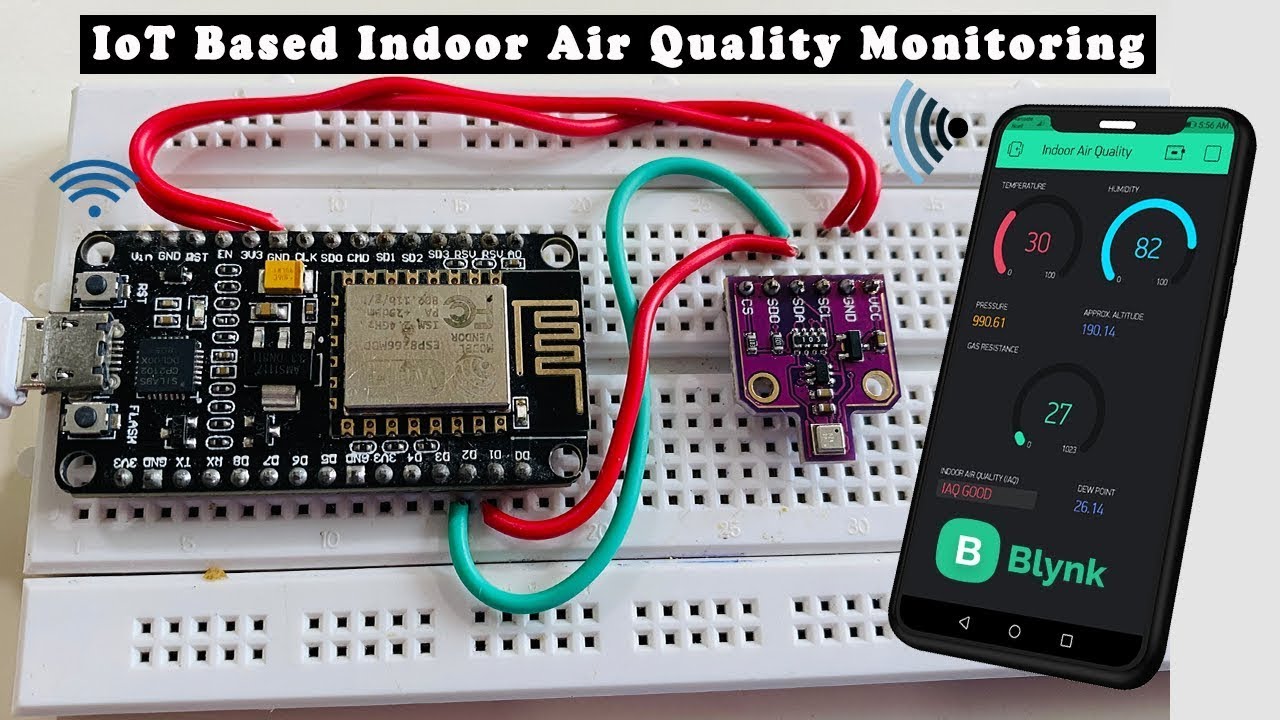 IoT Based Indoor Air Quality Monitoring Using BME680 and ESP8266