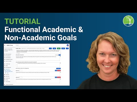 Considerations for Functional Academic and Non Academic Goals (SpEd Tutorial)