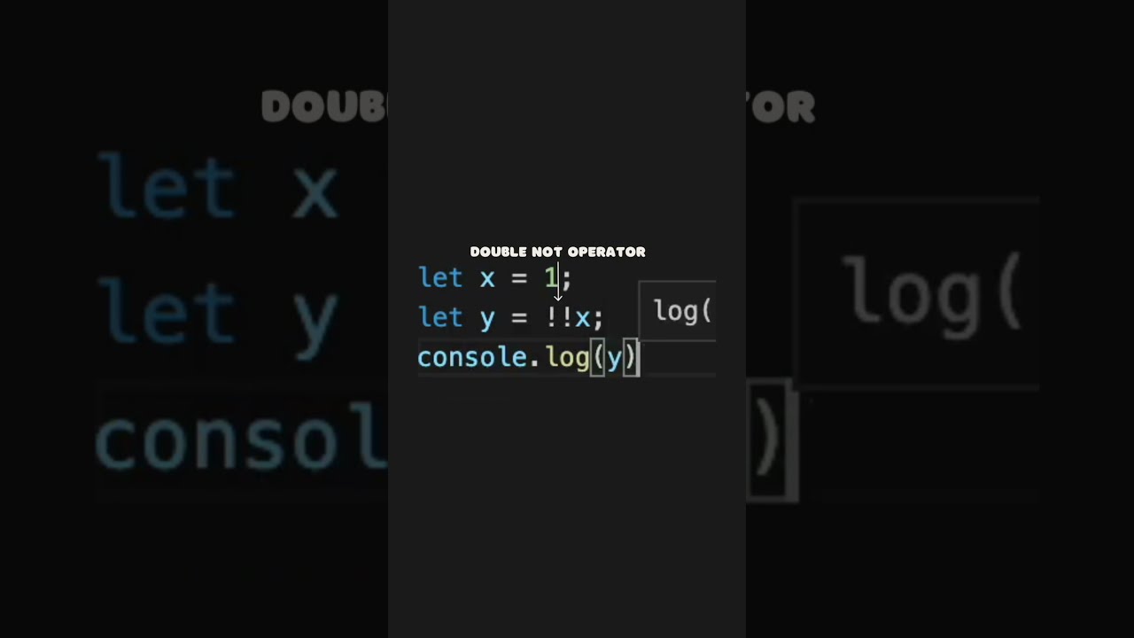 2 ways to convert a non-boolean value to a boolean in JavaScript!