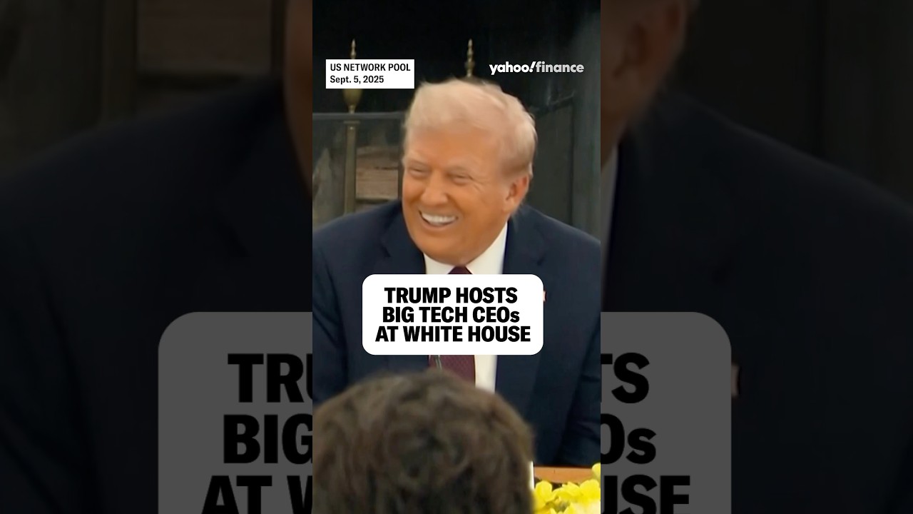 Trump hosts Big Tech CEOs at the White House. 🇺🇸