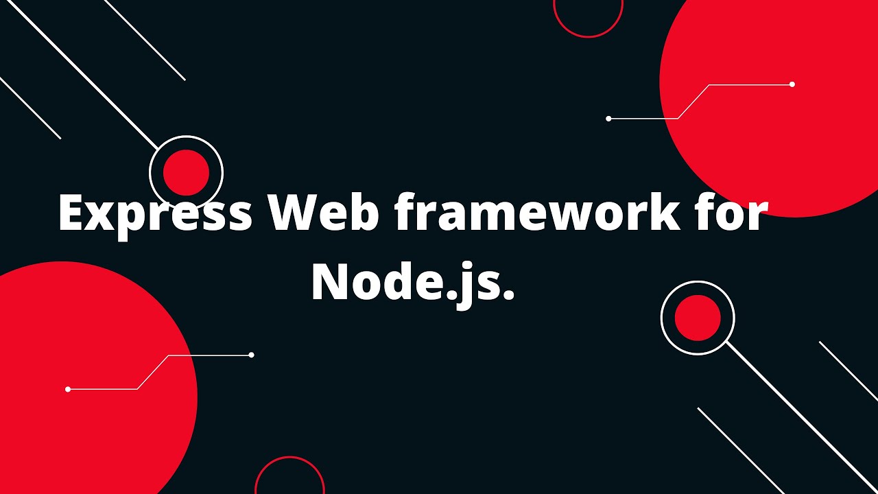 Top 15 NPM Packages Every Node JS Developer Should Know #2 Express Web framework for Node.js.