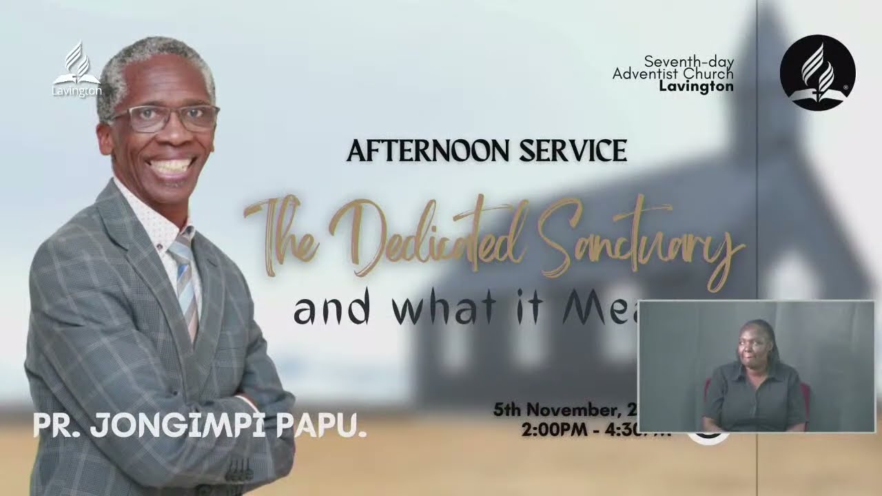 The Dedicated Sanctuary - Pr. Jongimpi Papu || Afternoon Program