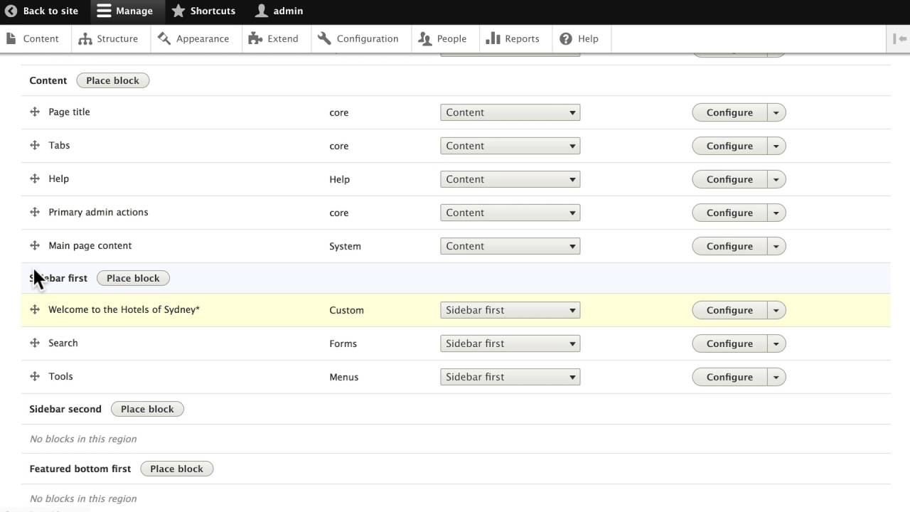 Drupal 8 Site Building, Lesson 7: Site Building Exercise