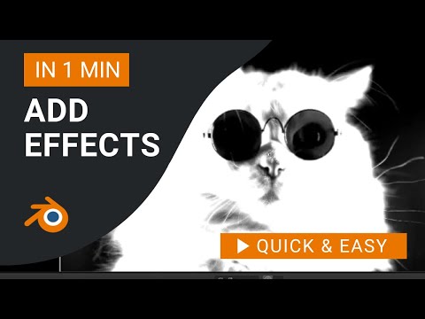 Blender Tutorial: How to Add Effects in Blender Video Editor