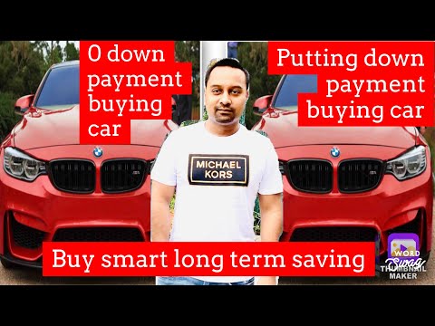 How much down PAYMENTS should you put down FINANCING a car | car loan interest explain