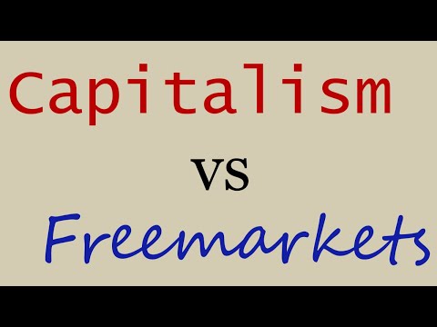 Capitalism vs Free Market