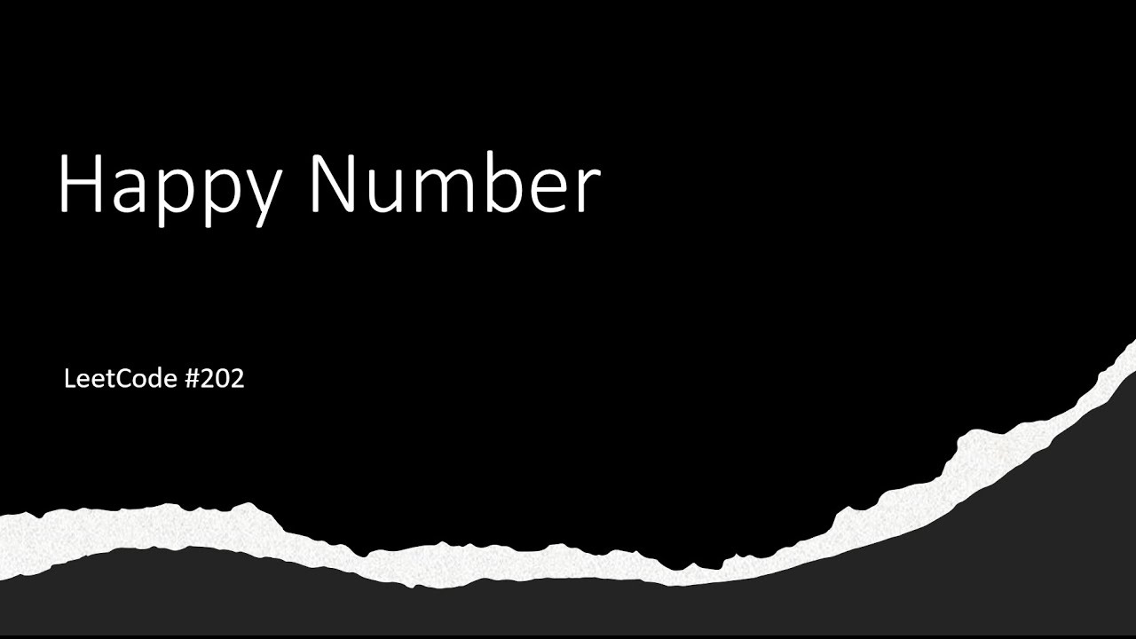 [SOLVED!] - Happy Number - LeetCode 202 - Java