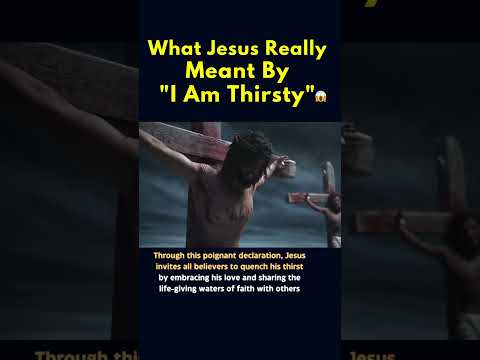 What Jesus Really Meant By "I Am Thirsty" π€―π± #shorts #youtube #catholic #salvation #fyp