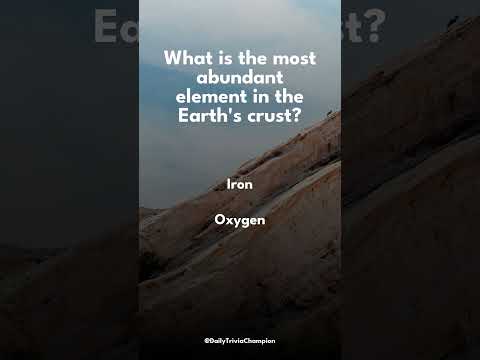 What is the most abundant element in the Earth's crust?