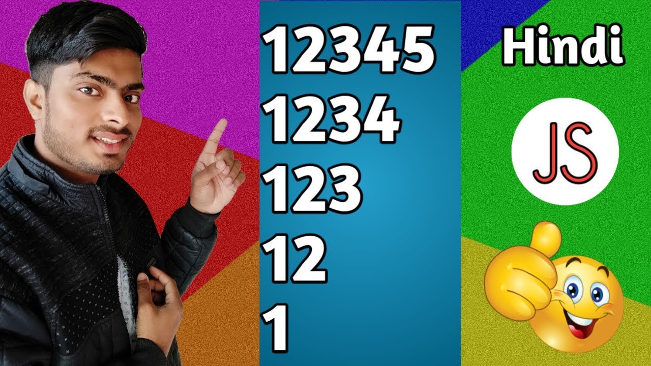 pattern in programming | number pattern logic in javascript 2019