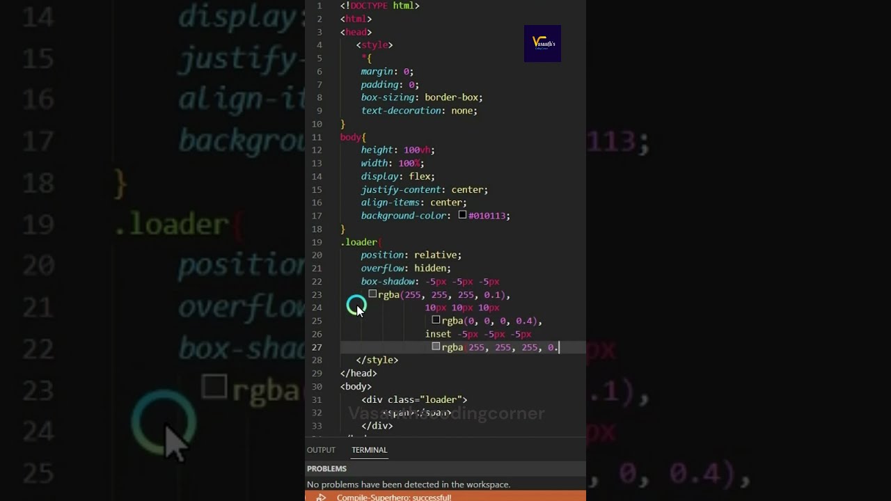 Animated Gradient Loader HTML/CSS