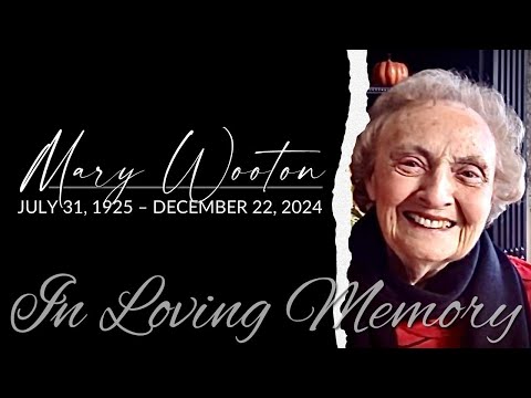 Mary Wooton Celebration of Life