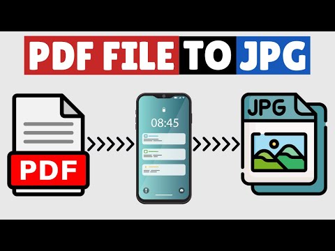 How to Convert PDF to JPG in Mobile 2024 | iPhone & Android