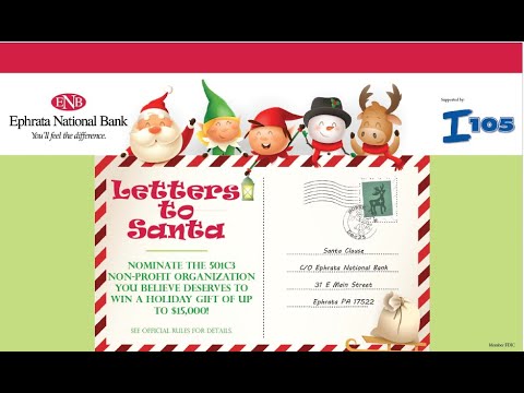 Submit your entry for the 2024 Letters to Santa contest!