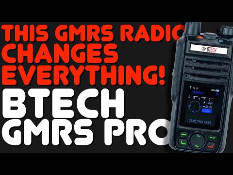 BTech GMRS Pro Review - Data Over GMRS, Bluetooth, GPS, & Compass! Full Review & Power Test