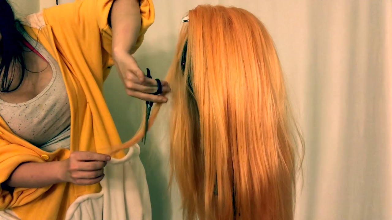 Cosplay Wig Tutorial for Rangiku Matsumoto from Bleach