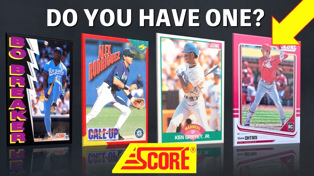 50 Most Valuable SCORE Baseball Cards - Many Worth $1,000+