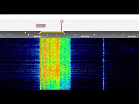 Strange digital signal transmitting on "The Buzzer" frequency at 4625 kHz