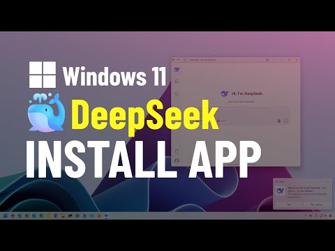 🐳 Install DeepSeek AI as an app on Windows 11 (2 ways)