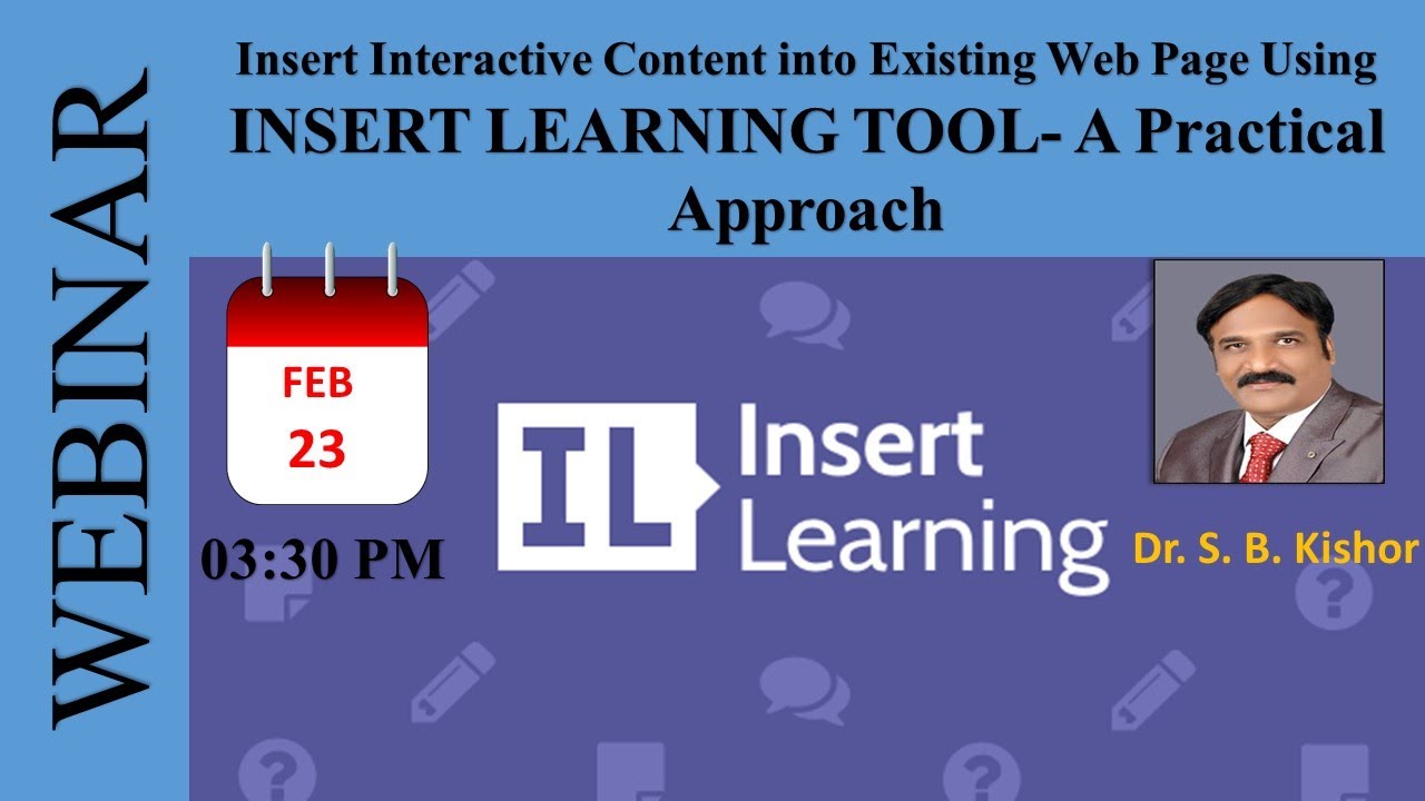 Insert Interactive Content into Existing Web Page Using Insert Learning Tool - A Practical Approach