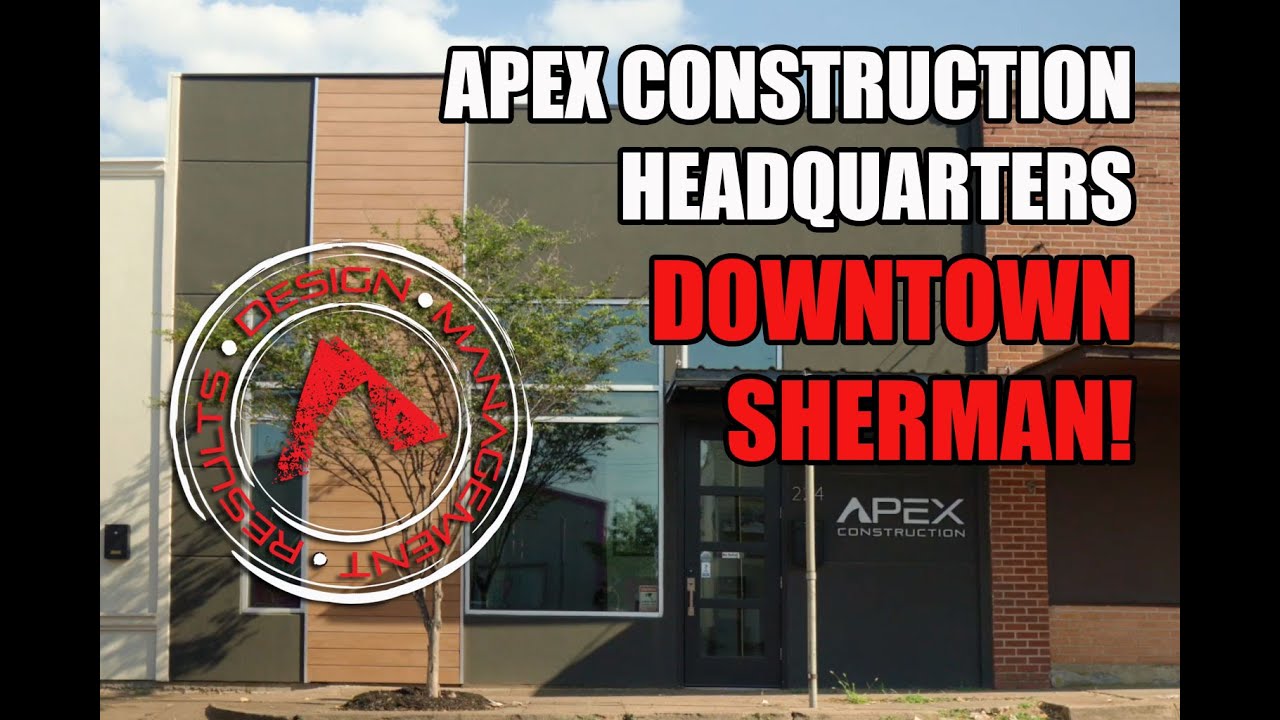 Apex Construction Downtown Sherman