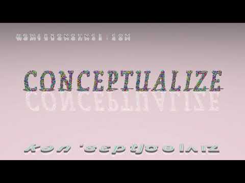 conceptualize - pronunciation + Examples in sentences and phrases