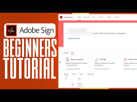 How To Use Adobe Sign For Beginners | Adobe Sign Tutorial 2025