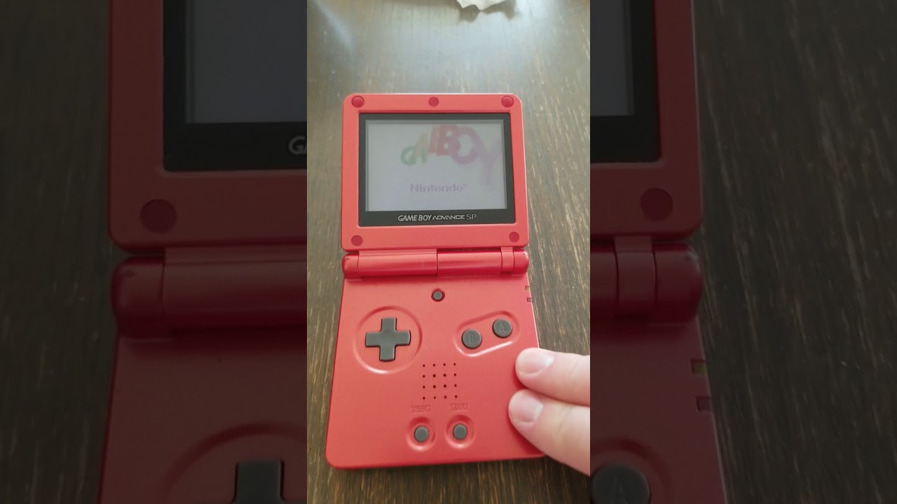 The Gameboy Advance SP ags-001