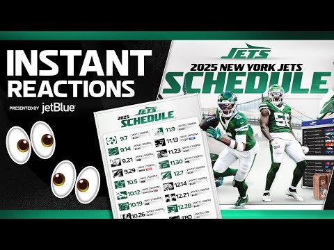 First Look And Reaction To Jets 2025 Schedule