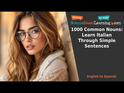 1000 Common Nouns: Learn Italian Through Simple Sentences
