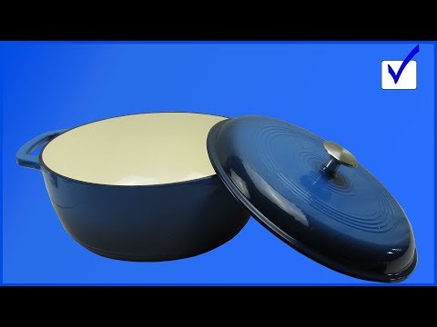 Big, Blue, And Cooks Your Food: Amazon Basics Enameled Dutch Oven Review