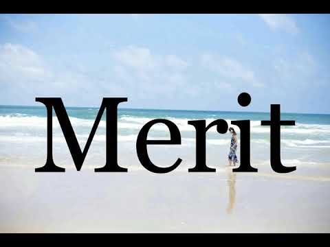 How To Pronounce Merit๐๐๐๐๐๐Pronunciation Of Merit