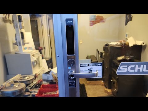 Lockly Guard Stand alone electronic access control system for narrow frame aluminum glass doors