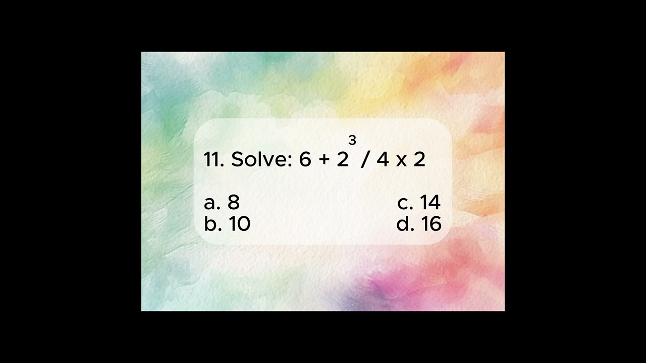 Mathematics 6, Summative Test 3, Quarter 2 ( With Answer Key )