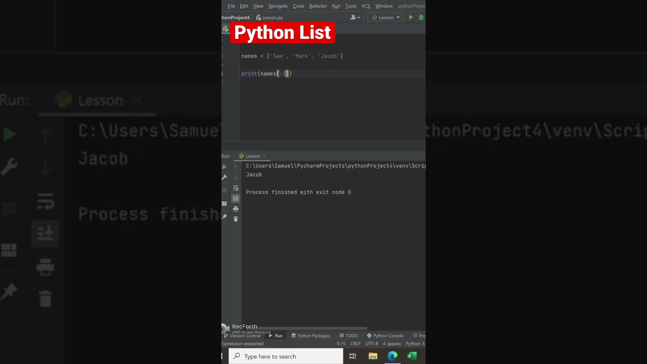 Python List #pythonforbeginners #pythonprogramming #pythontutorial #programming #engineering