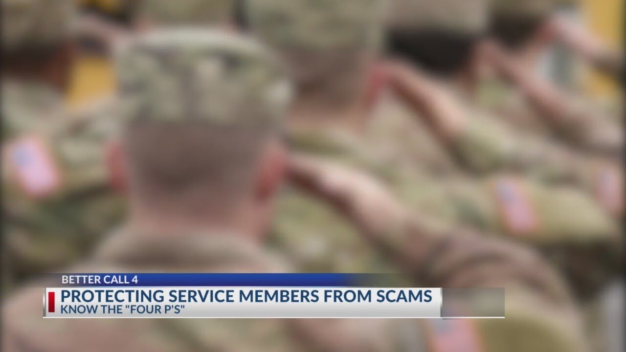 Protecting military members from scams