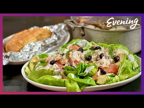 Turn low prices for Dungeness Crab into a seafood based salad - Douglas Demos