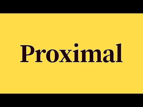 Proximal Pronunciation and Meaning
