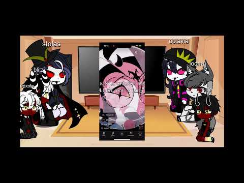 Helluva boss characters react to edits #gachaclub