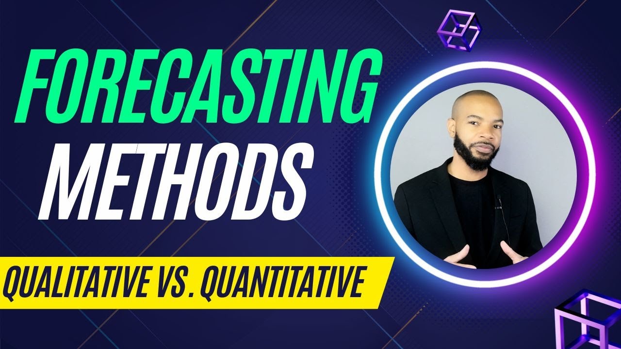 Forecasting METHODS - Qualitative and Quantitative Walkthrough in Excel
