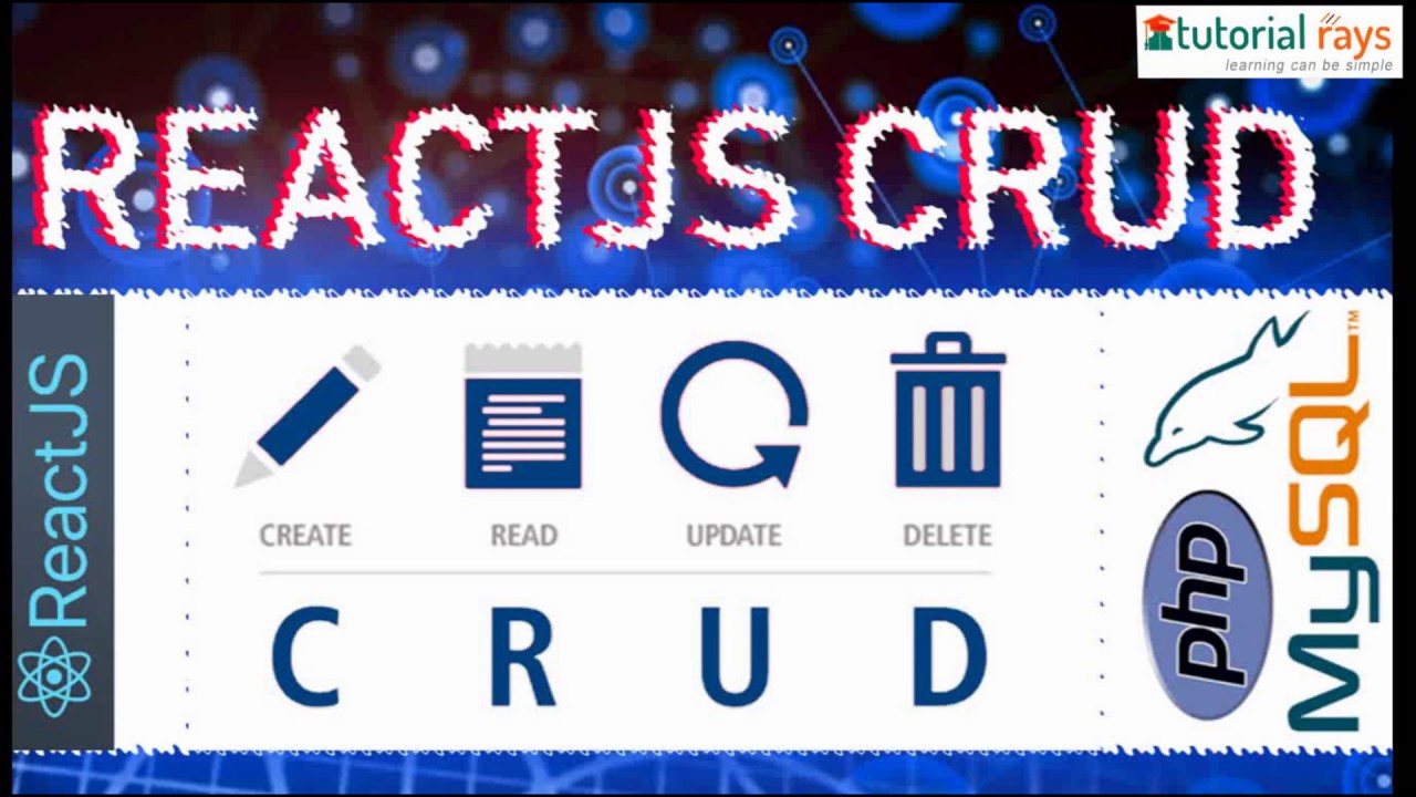 Part-1 (2022) - Reactjs PHP MySql CRUD Operation | ReactJs  PHP/MySql Insert Update delete .